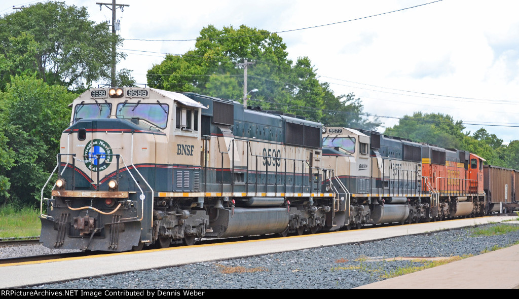 BNSF 9599, CP's Tomah Sub.